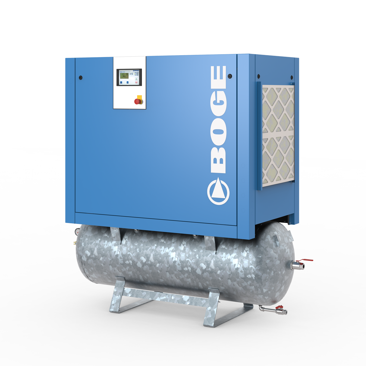 Compresor de tornillo de la serie C-2 LR de hasta 15 kW | BOGE Compresores
